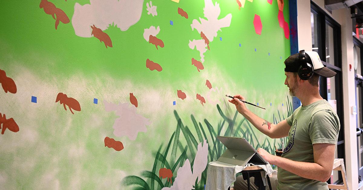Rommel Center Unveils Innovate Walls Competition Winning Murals ...