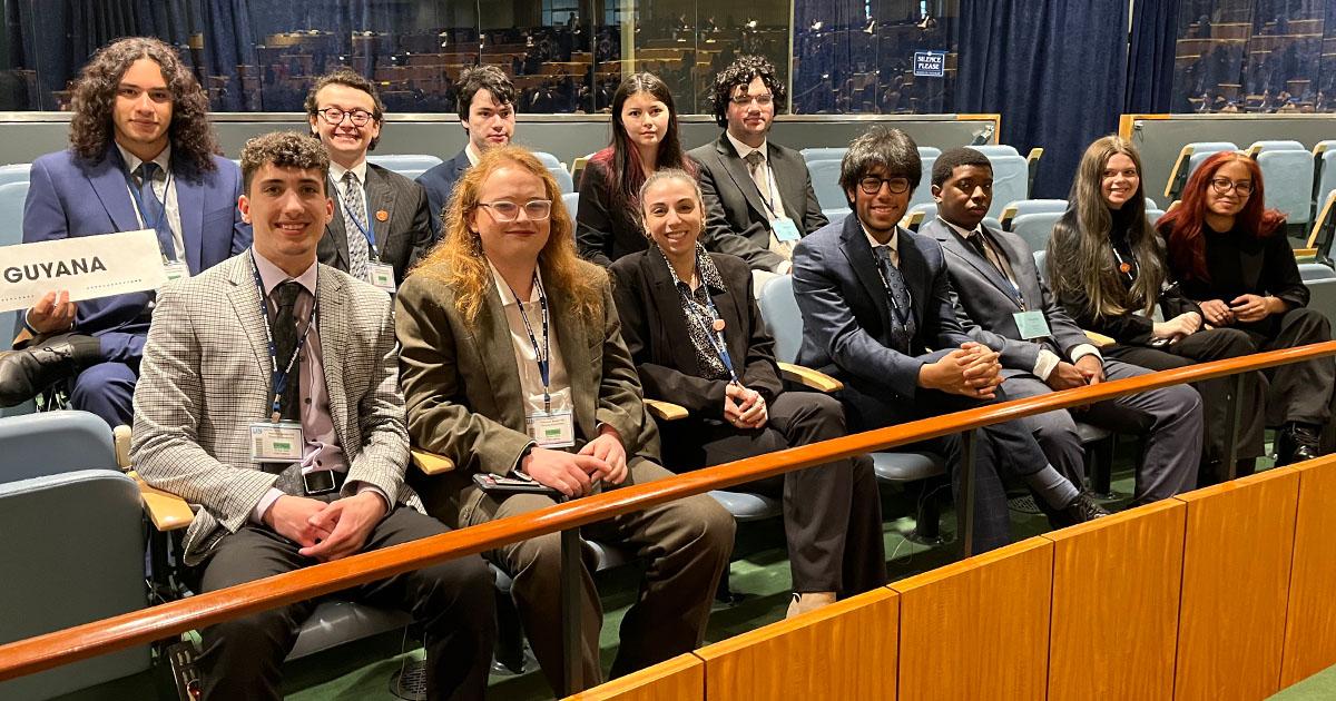 SU Earns Honorable Mention Delegation Award at National Model UN ...